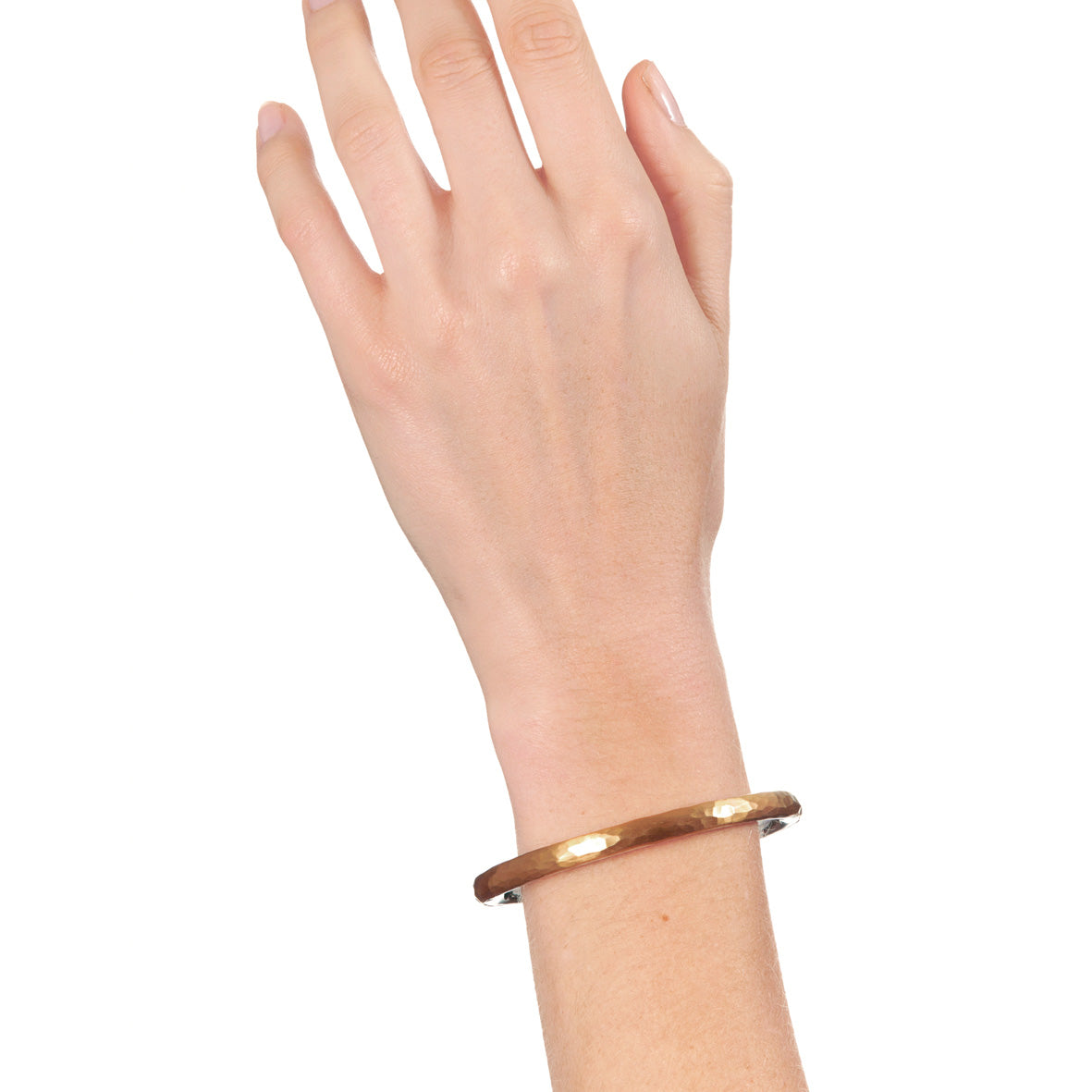 6mm Silver and Gold Bangle – malcolm betts